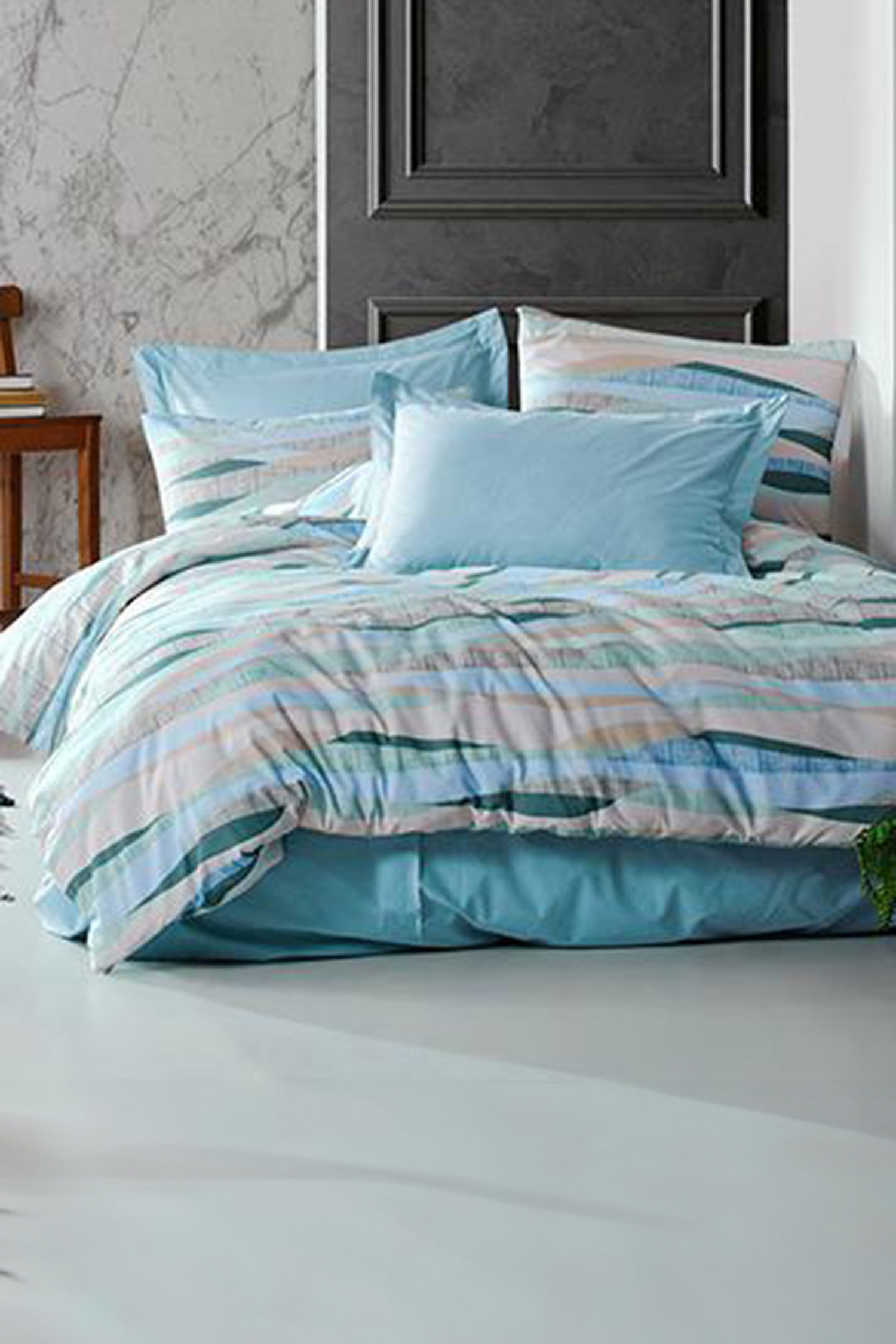 Mavi Tek Kişilik Nevresim Seti - 24907 Uygun Fiyatlarla Satın Al